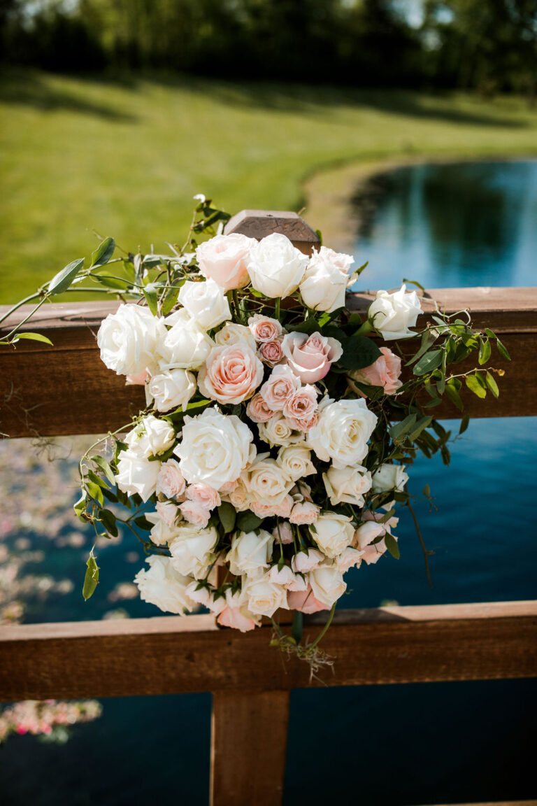 Featured Real Wedding: Glittery pink at the Barn at Sycamore Farms ...